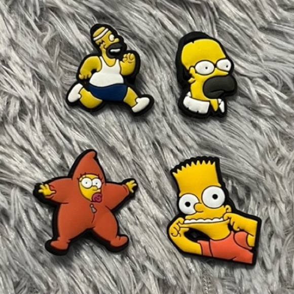 CROCS | Jewelry | Simpsons Croc Charm Set | Poshmark